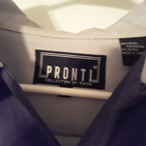 phita | Shirts | Pronti Lounge 2 Tone Polyester | Poshmark